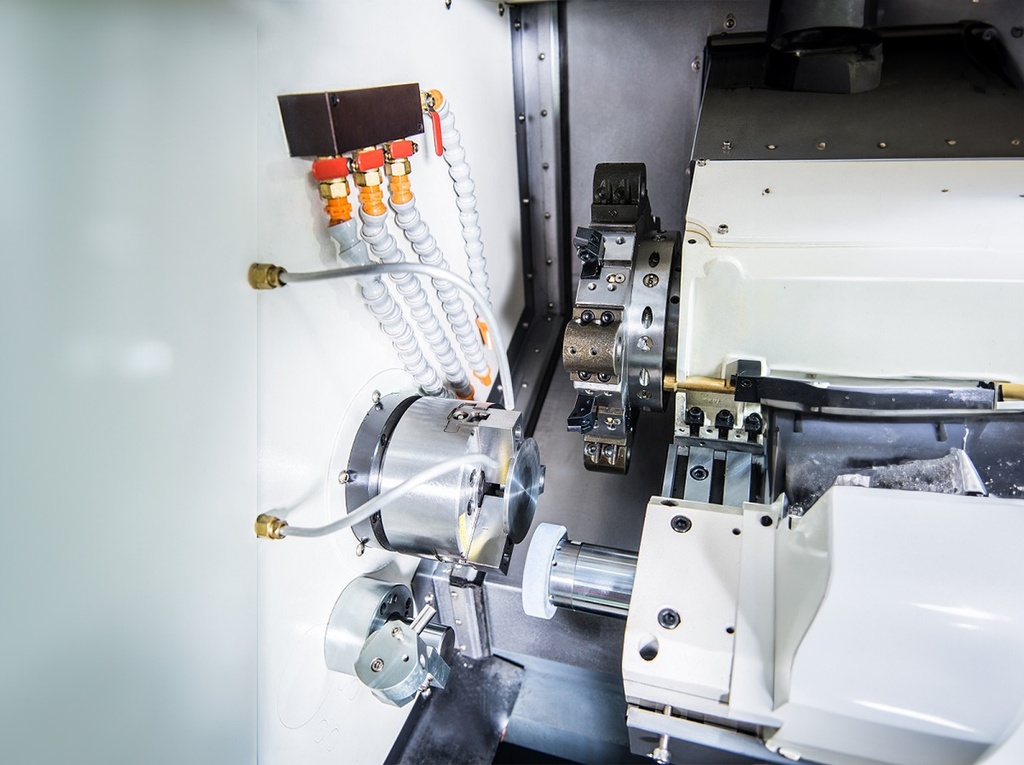 JYN-42 CNC Lathe with Gantry Loader | JARNG YEONG ENTERPRISE CO., LTD. JYN-42 CNC Lathe with Gantry Loader | JARNG YEONG ENTERPRISE CO., LTD.